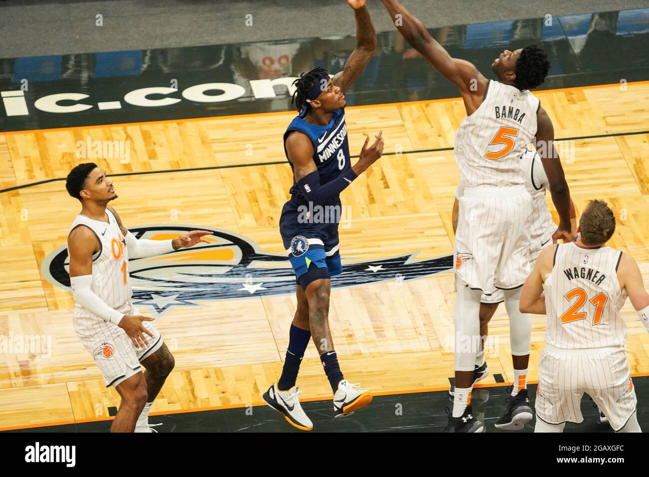 Orlando, Florida, USA, May 9, 2021, Minnesota Timberwolves face the ...