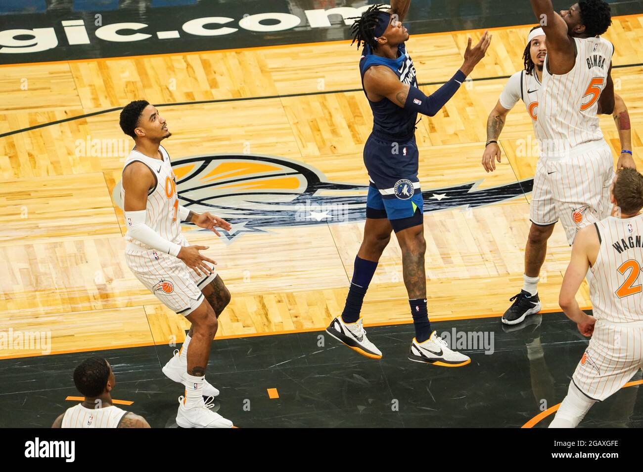 Orlando, Florida, USA, May 9, 2021, Minnesota Timberwolves face the ...