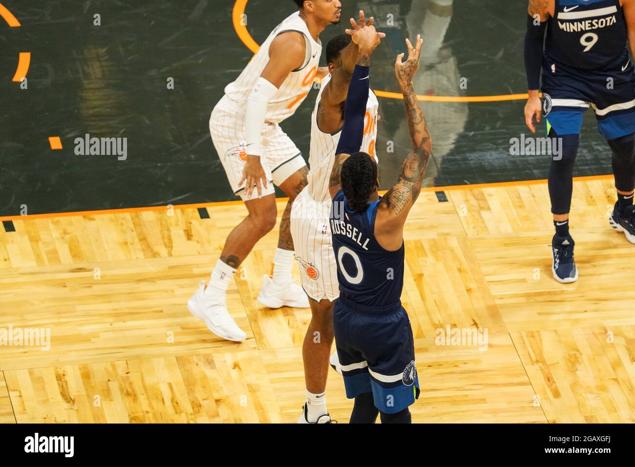 Orlando, Florida, USA, May 9, 2021, Minnesota Timberwolves face the ...