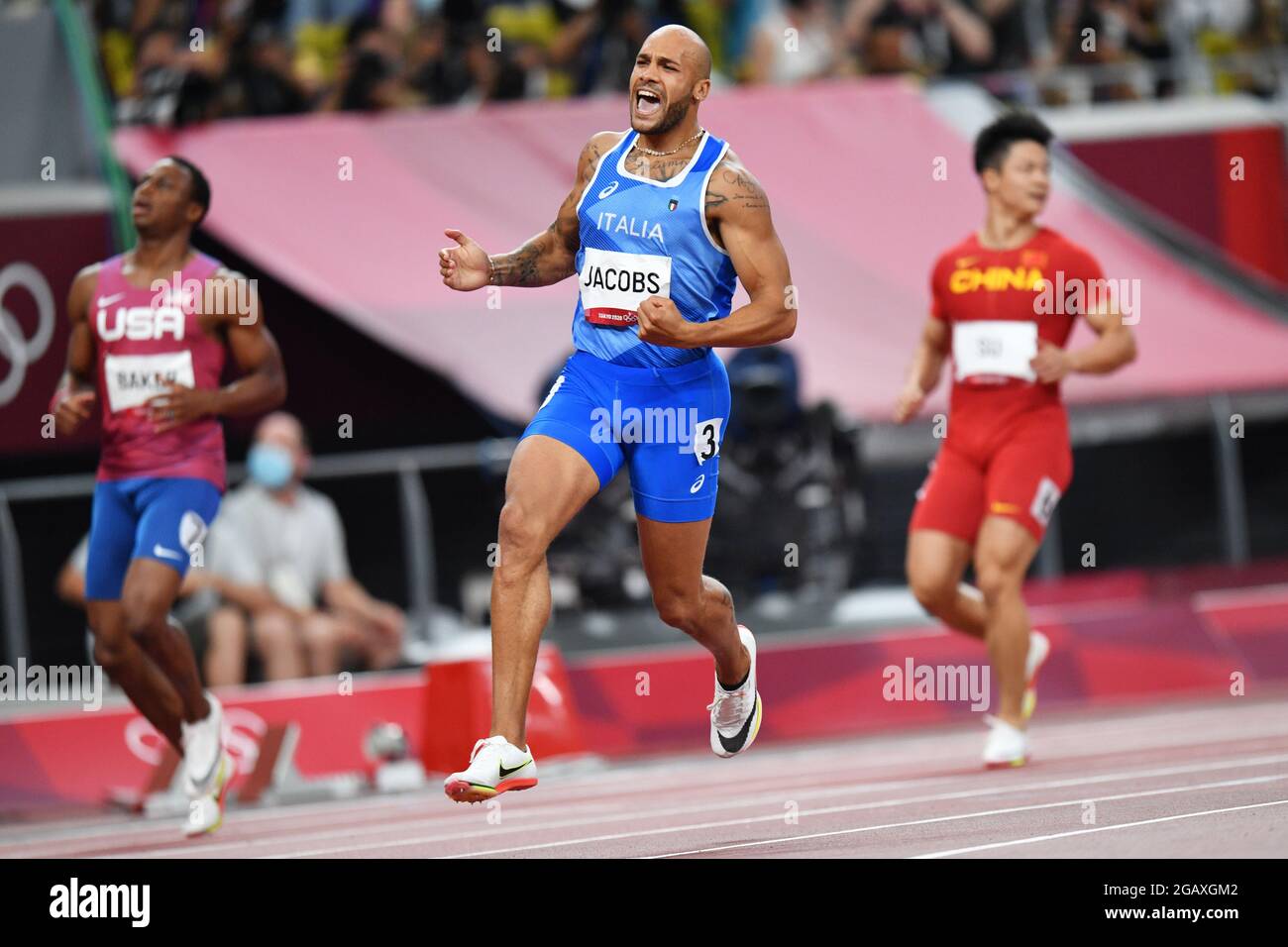 Tokyo, Japan. Credit: MATSUO. 1st Aug, 2021. JACOBS Lamont Marcell (ITA ...