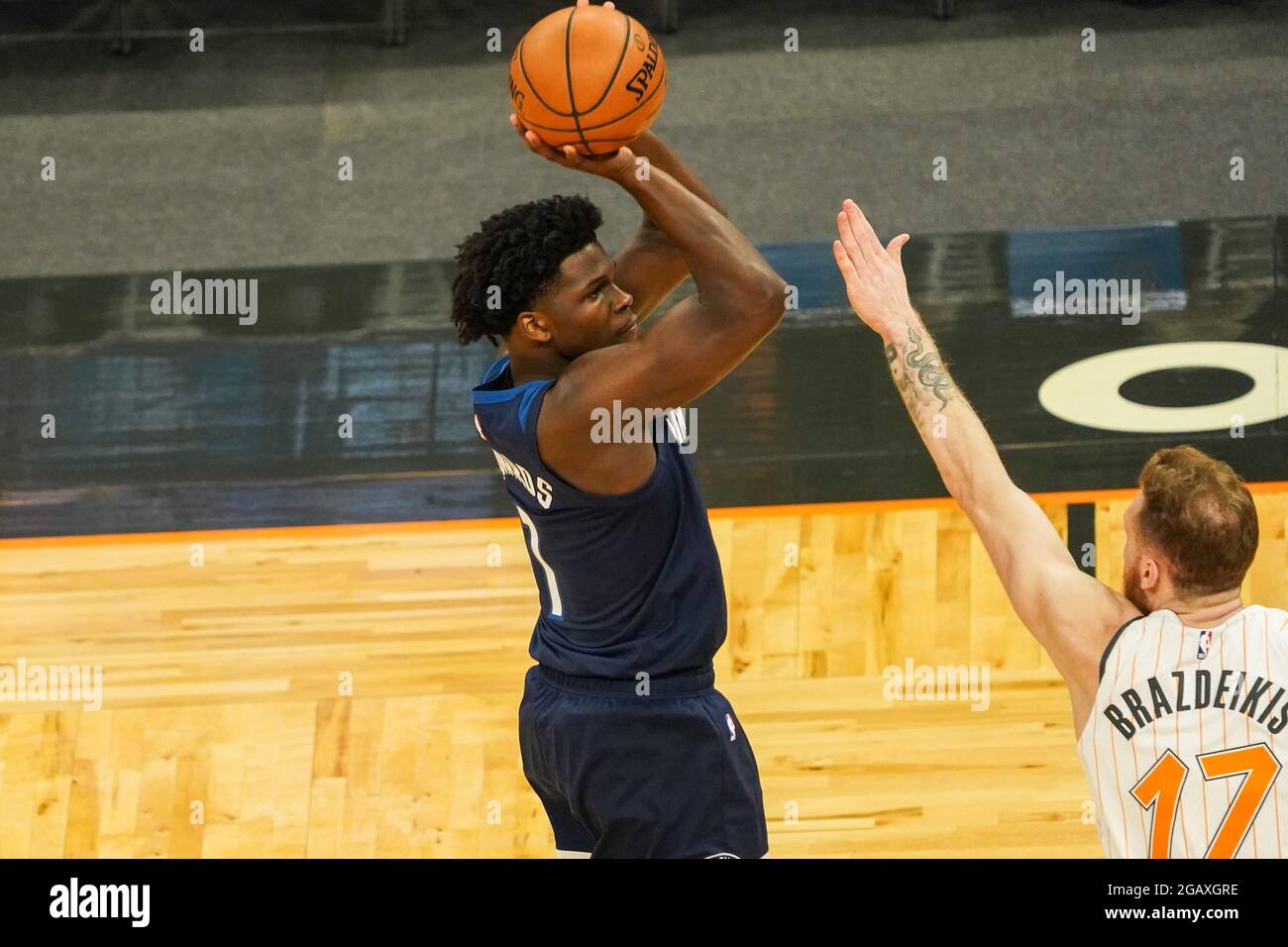 Orlando, Florida, USA, May 9, 2021, Minnesota Timberwolves Small ...