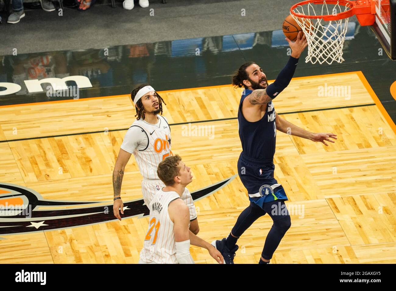 Orlando, Florida, USA, May 9, 2021, Minnesota Timberwolves face the ...