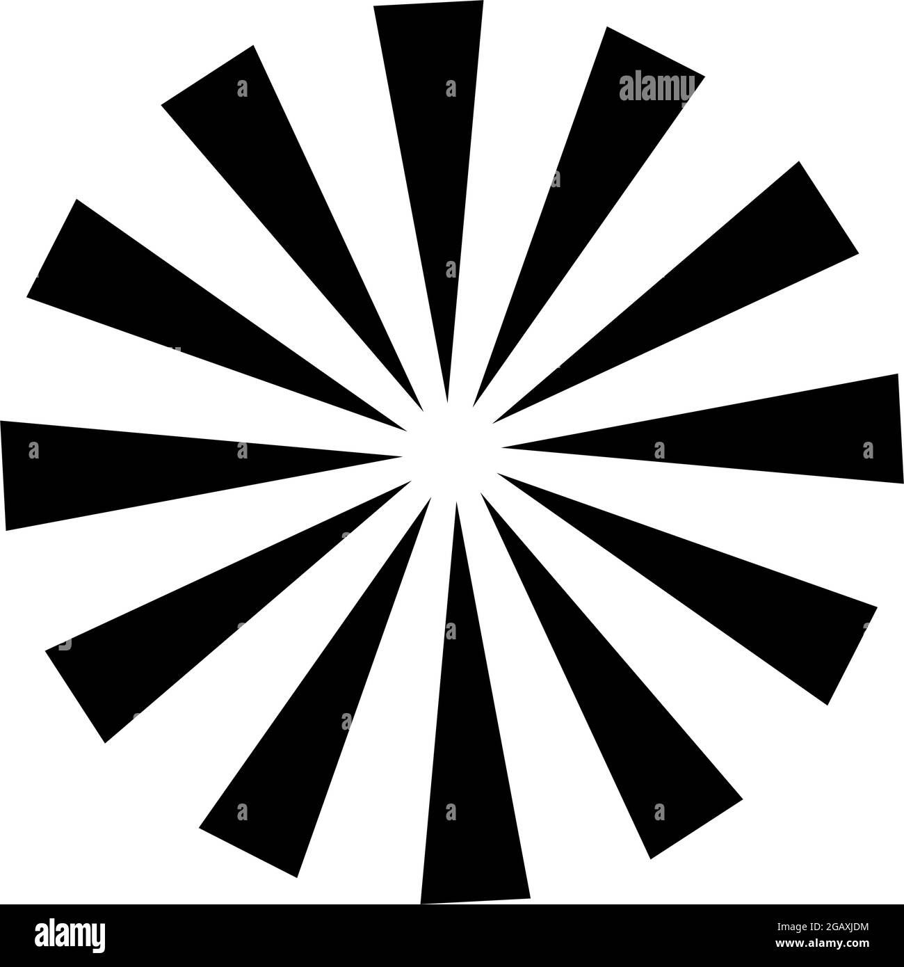 Abstract burst, flash, flare lines. Radial, radiating lines circular ...