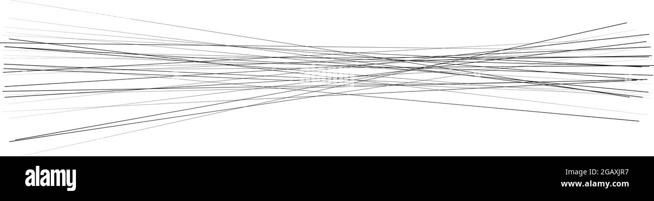 Random, chaotic lines element. Random stripes – stock vector ...