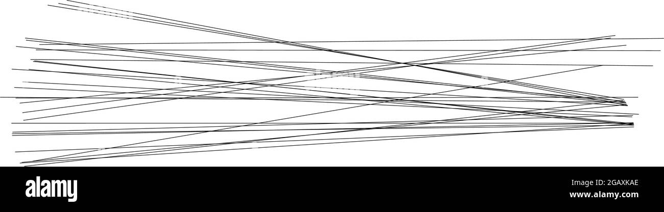 Random, chaotic lines element. Random stripes – stock vector ...