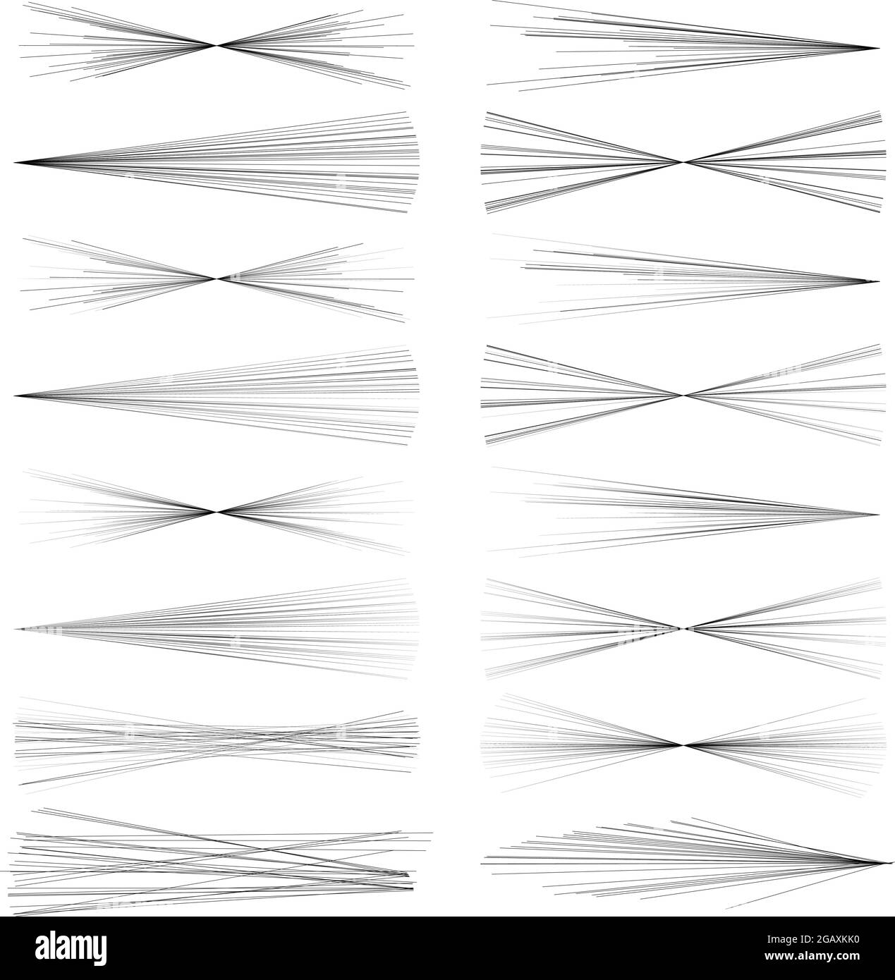 Random, chaotic lines element. Random stripes – stock vector ...