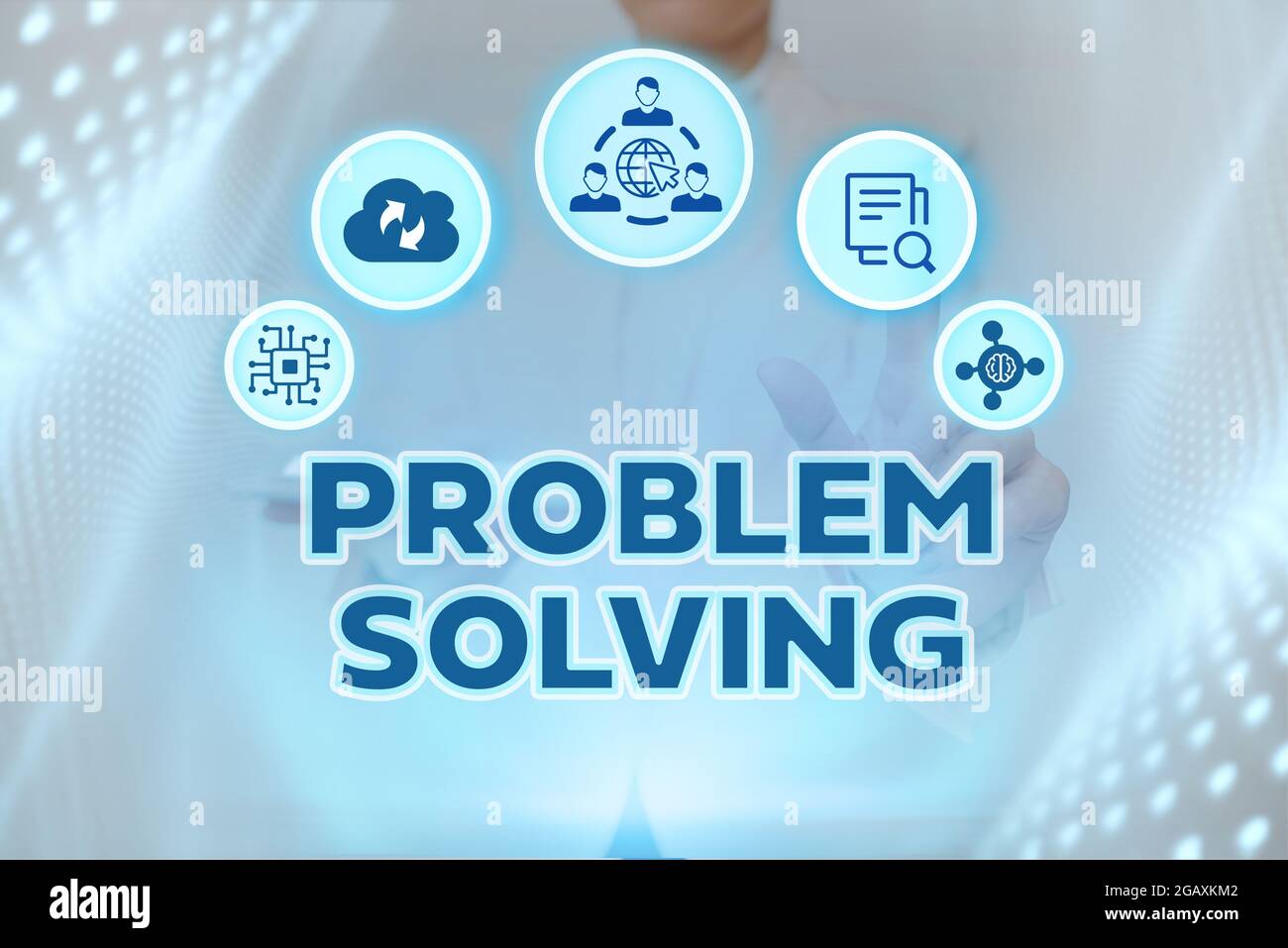 Sign displaying Problem Solving. Concept meaning process of finding ...