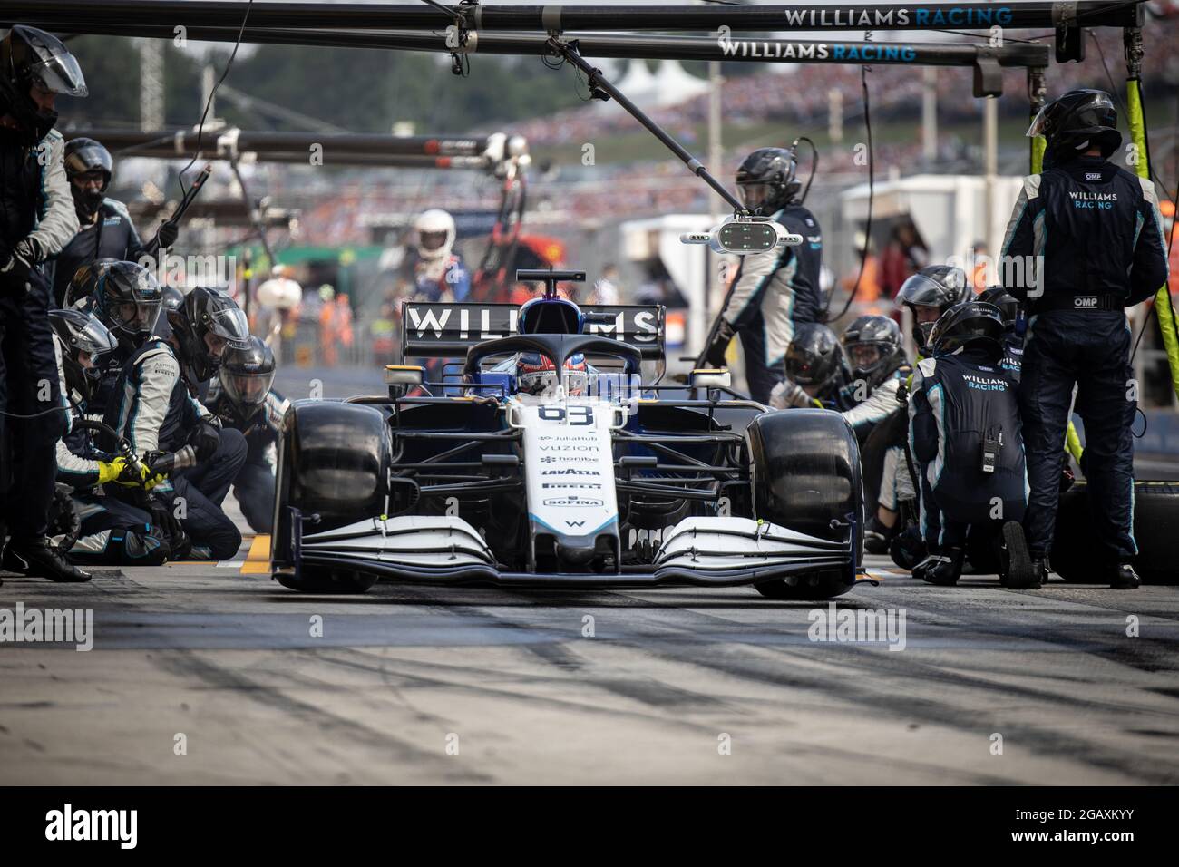 Budapest, Hungary. 01st Aug, 2021. George Russell (GBR) Williams Racing ...
