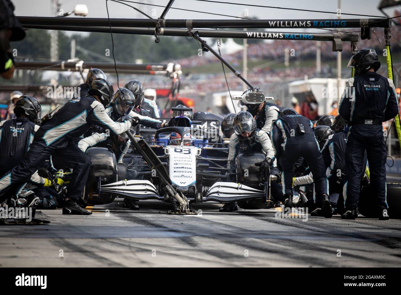Budapest, Hungary. 01st Aug, 2021. George Russell (GBR) Williams Racing ...