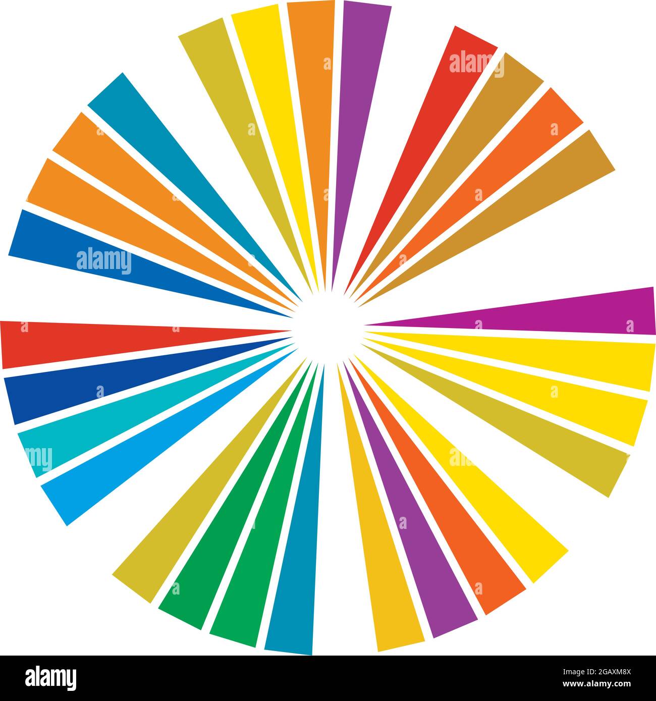 Abstract burst, flash, flare lines. Radial, radiating lines circular ...