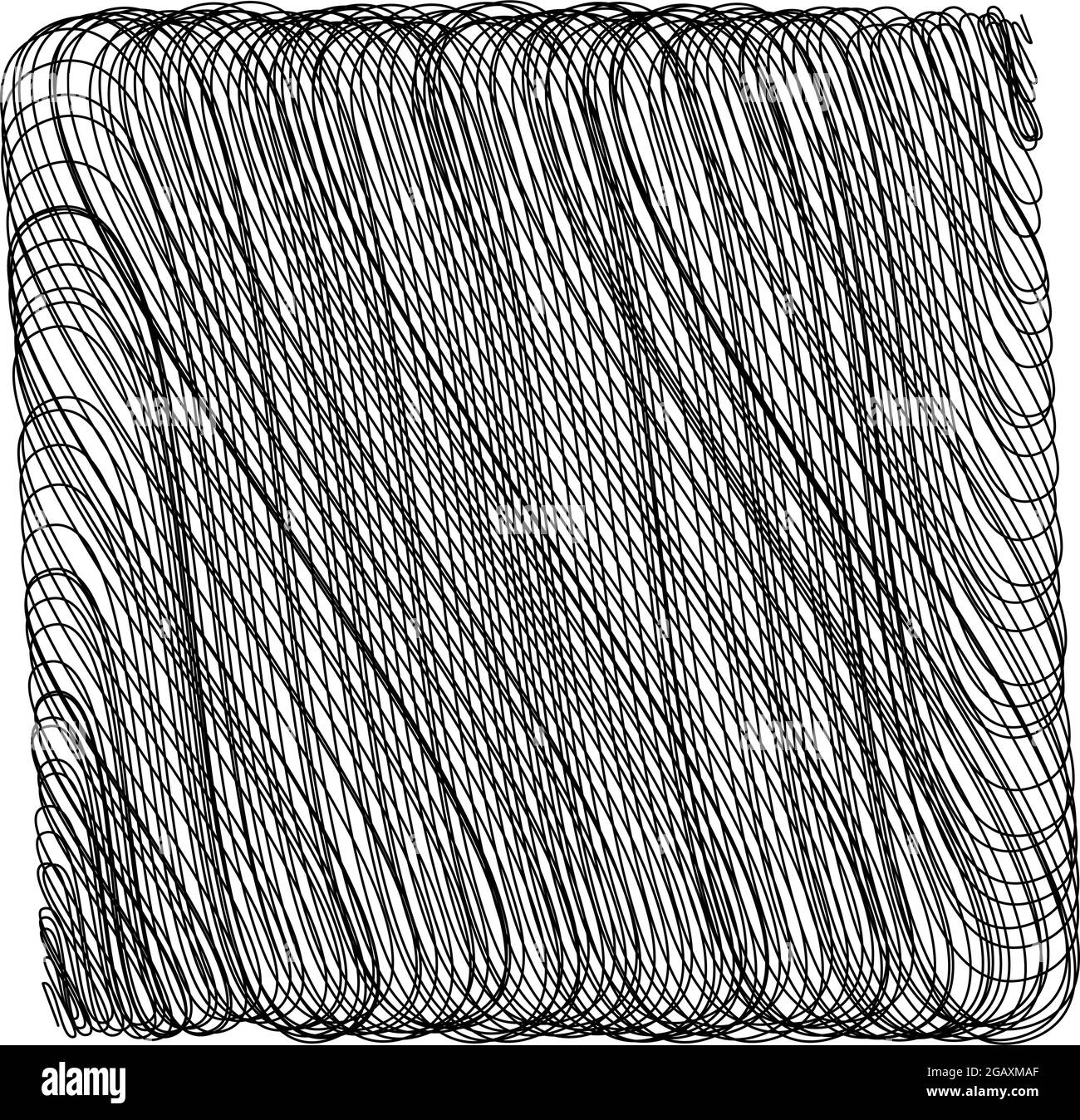 Square, rectangle scribbling, sketchy, sketch doodle lines element ...
