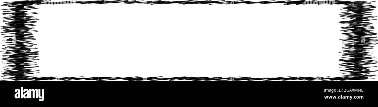 Square, rectangle scribbling, sketchy, sketch doodle lines element ...