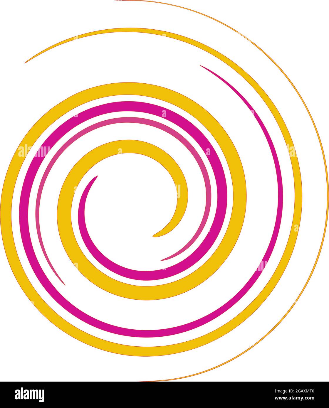 Smudge, smear circular spiral, swirl, twirl element. Gel, fluid, liquid ...