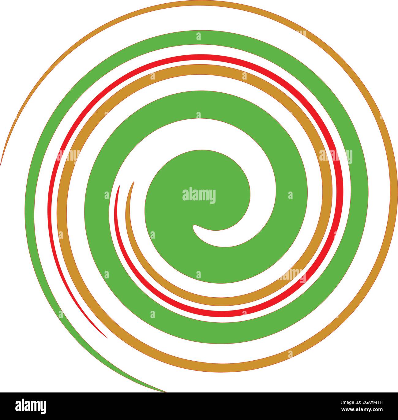 Smudge, smear circular spiral, swirl, twirl element. Gel, fluid, liquid ...
