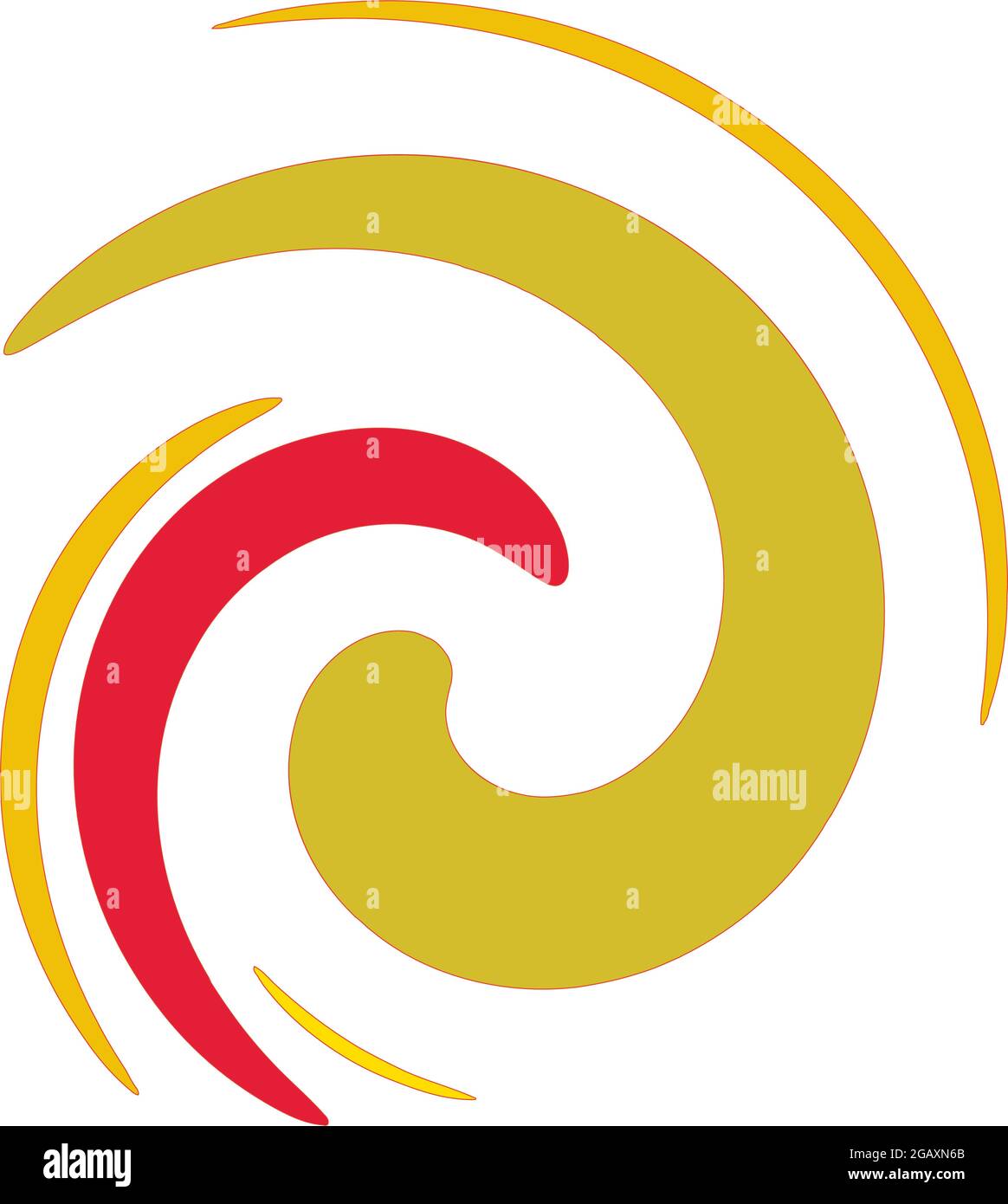 Smudge, smear circular spiral, swirl, twirl element. Gel, fluid, liquid ...