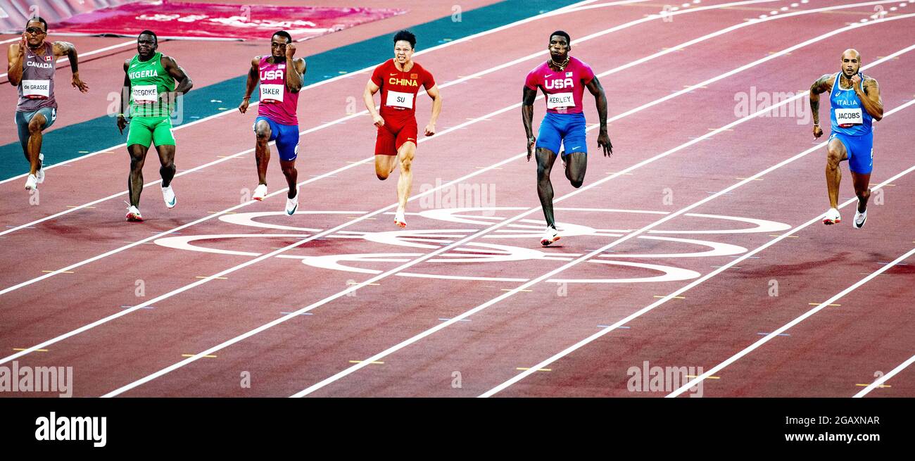 Italian Lamont Marcell Jacobs won the men's 100-meter final at the ...