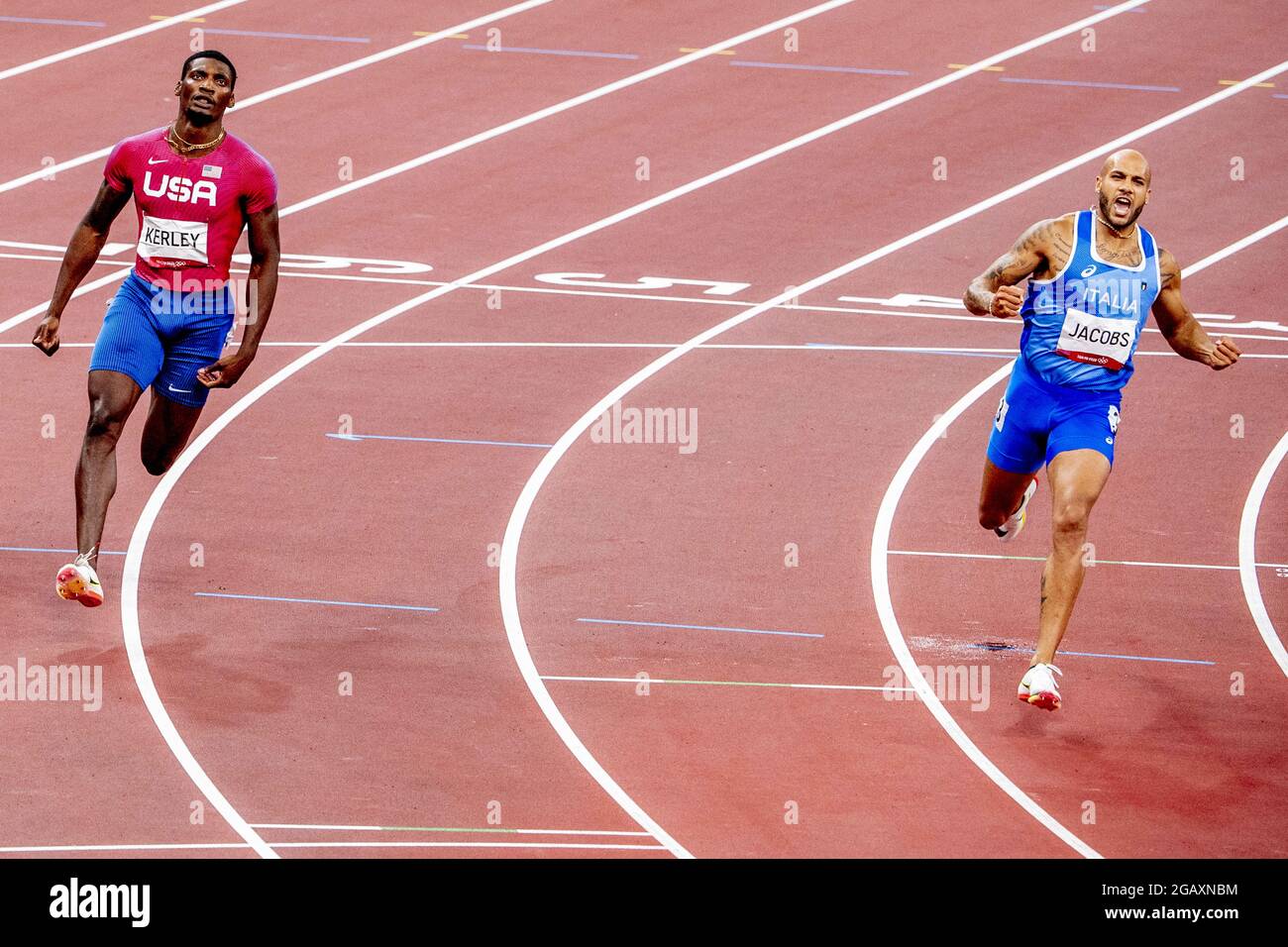 Italian Lamont Marcell Jacobs won the men's 100-meter final at the ...