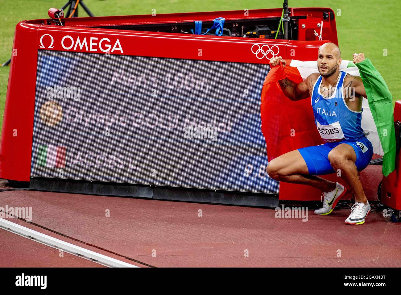 Italian Lamont Marcell Jacobs won the men's 100-meter final at the ...