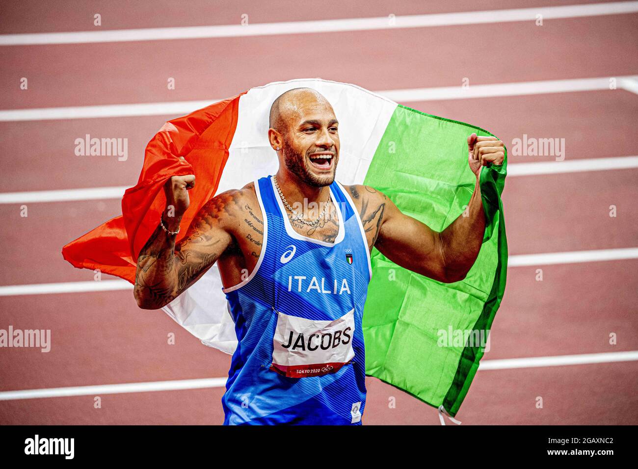 Italian Lamont Marcell Jacobs won the men's 100-meter final at the ...