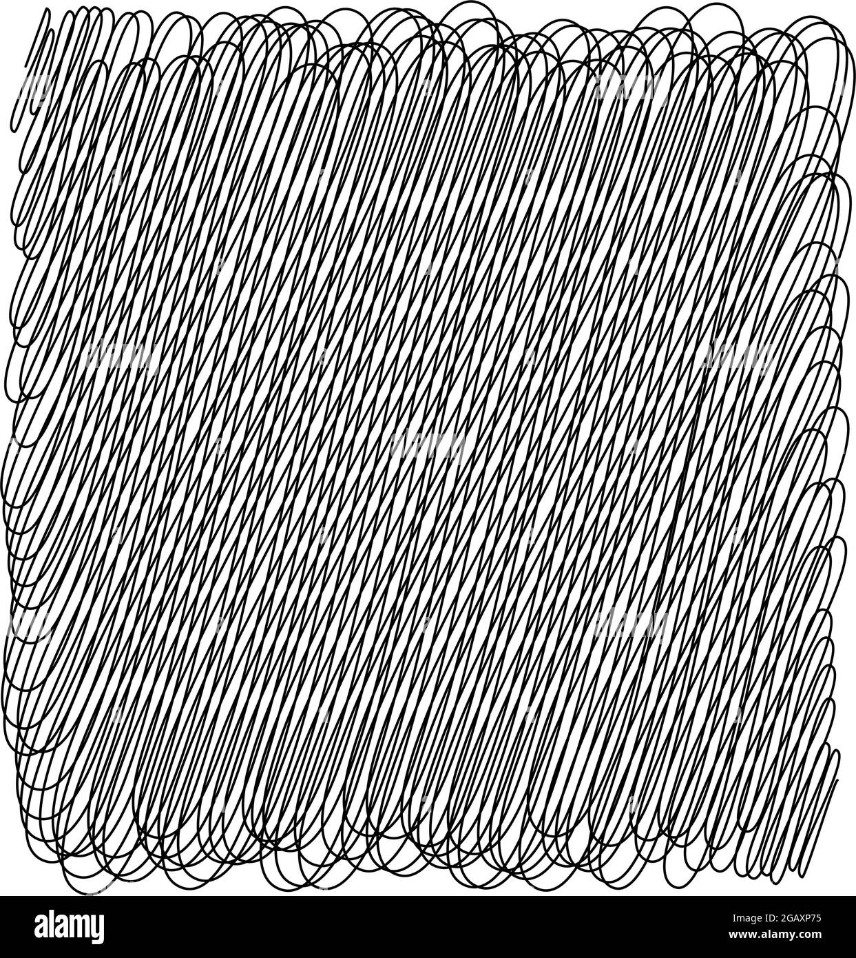 Square, rectangle scribbling, sketchy, sketch doodle lines element ...