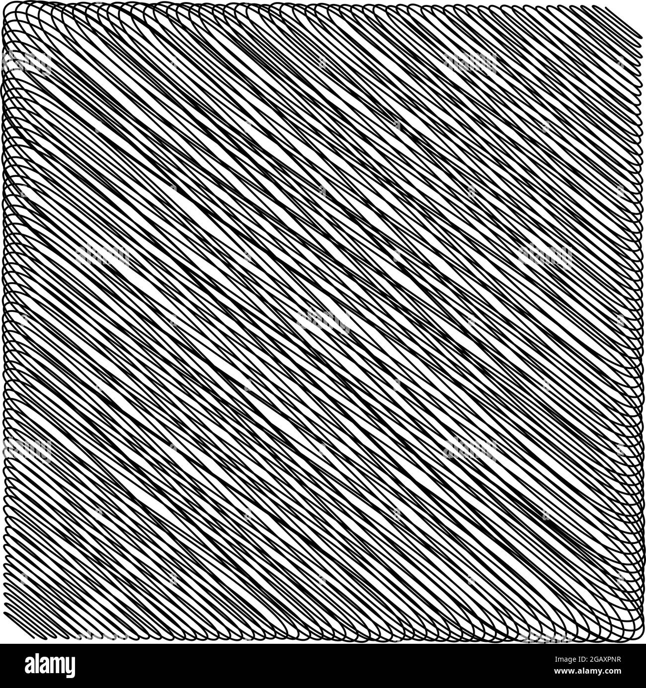 Square, rectangle scribbling, sketchy, sketch doodle lines element ...