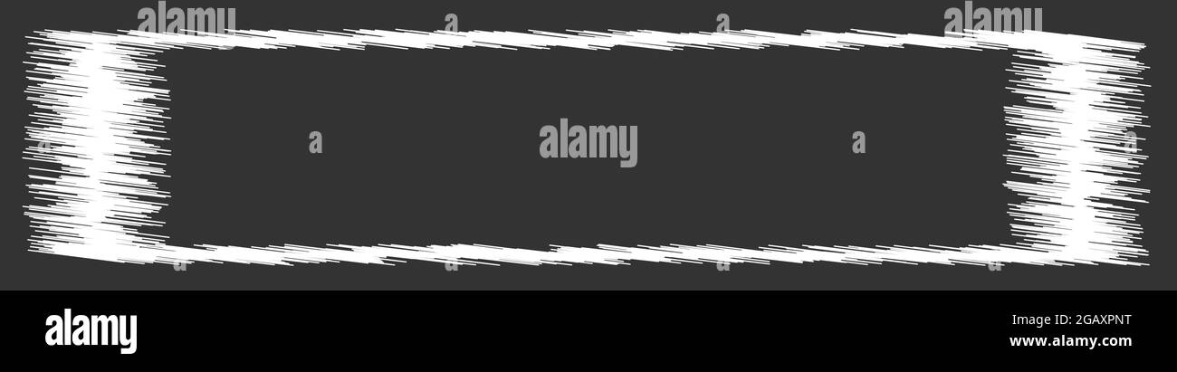 Square, rectangle scribbling, sketchy, sketch doodle lines element ...