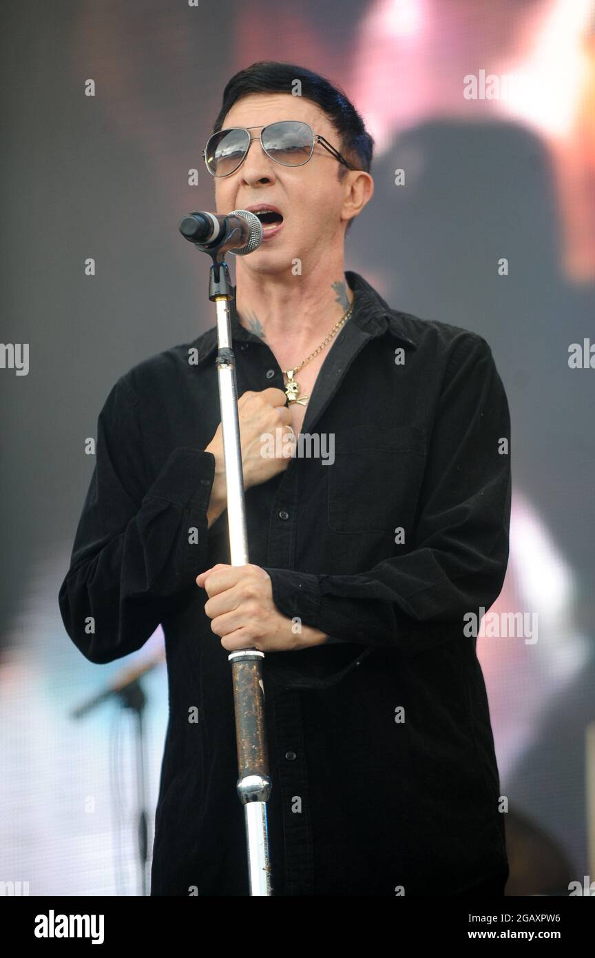 Marc Almond Performing at Lets Rock Leeds Stock Photo - Alamy