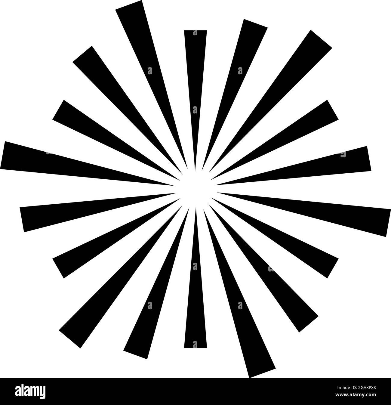 Abstract burst, flash, flare lines. Radial, radiating lines circular ...