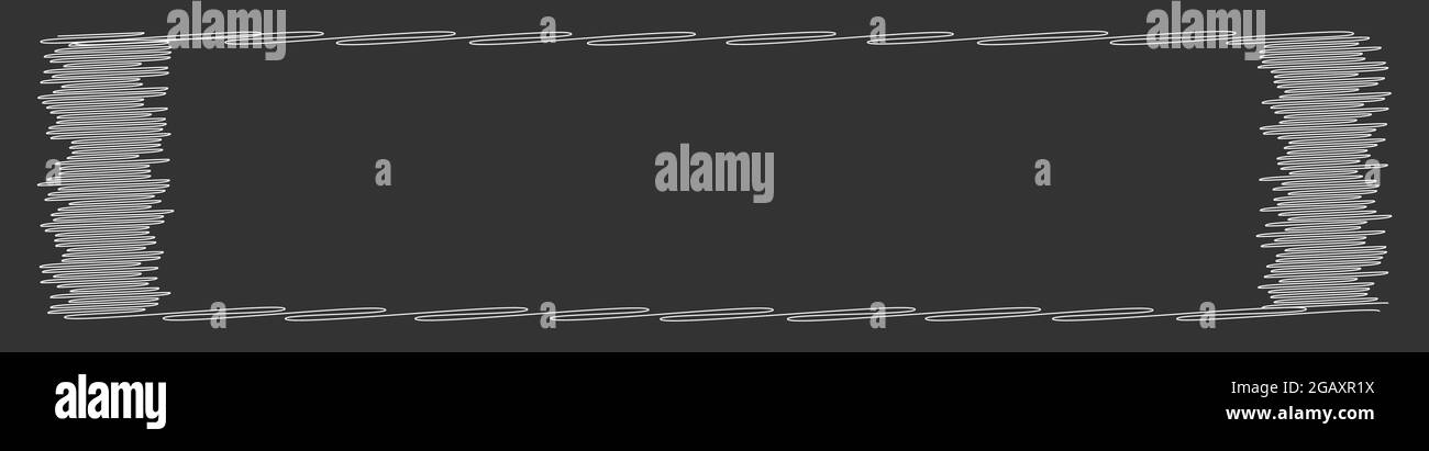 Square, rectangle scribbling, sketchy, sketch doodle lines element ...