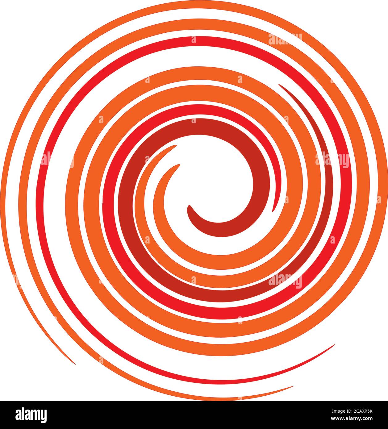 Smudge, smear circular spiral, swirl, twirl element. Gel, fluid, liquid ...