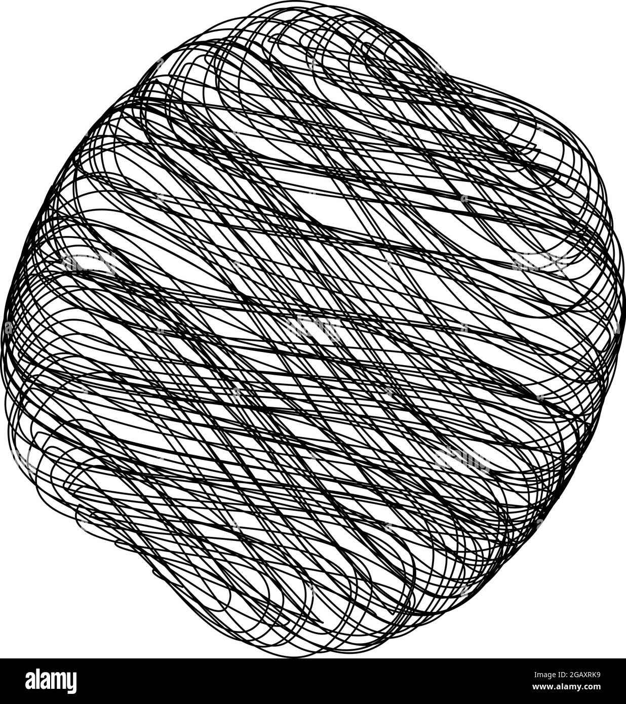 Clipart Black Scribble