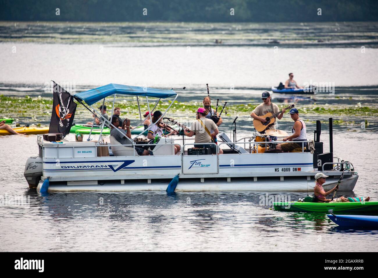 Wausau, Wisconsin, USA, July 31, 2021, 7th Annual Paddle Pub Crawl, Ed ...