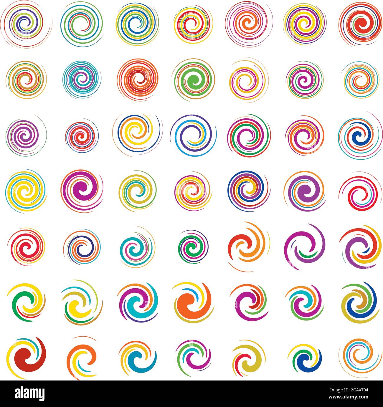 Smudge, smear circular spiral, swirl, twirl element. Gel, fluid, liquid ...