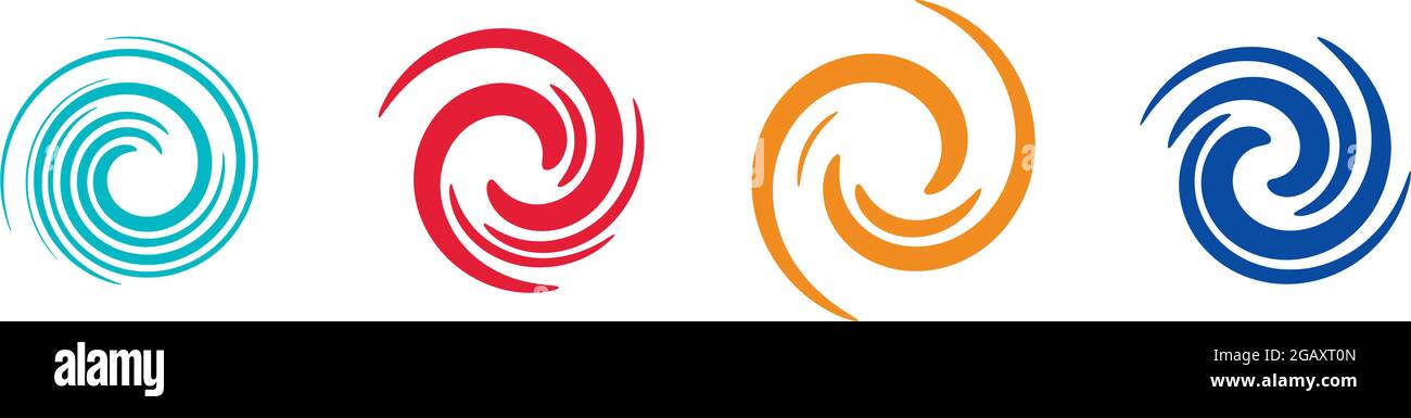 Smudge, smear circular spiral, swirl, twirl element. Gel, fluid, liquid ...