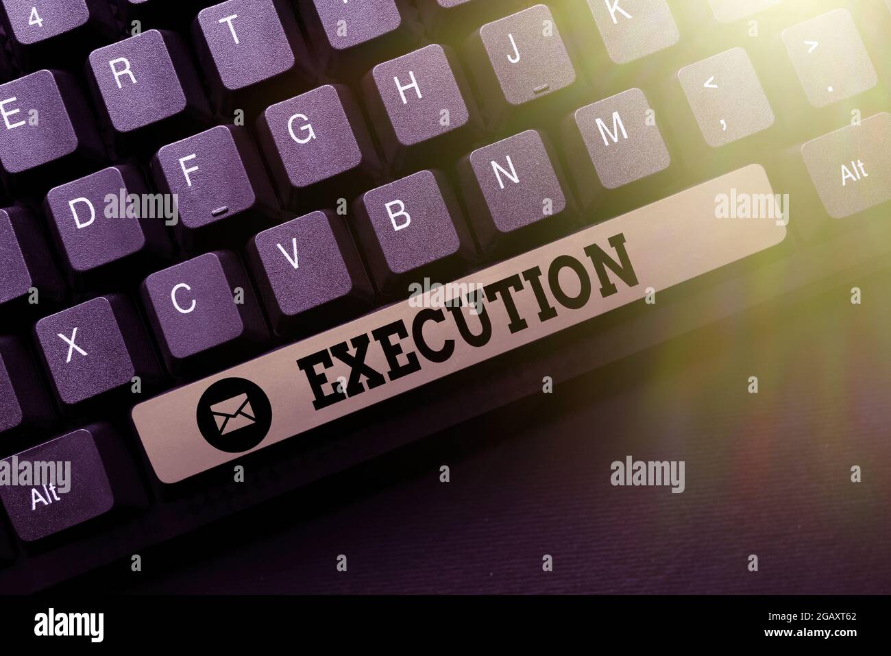 Text caption presenting Execution, Business overview it executes or ...