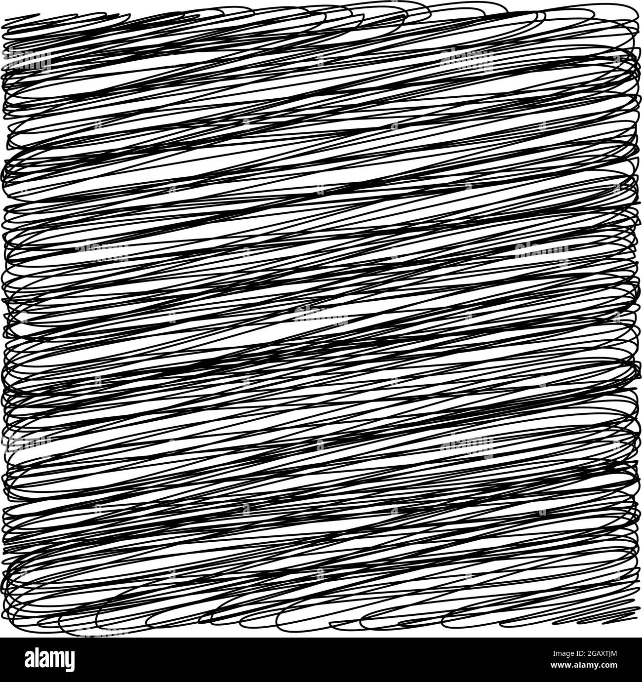 Square, rectangle scribbling, sketchy, sketch doodle lines element ...