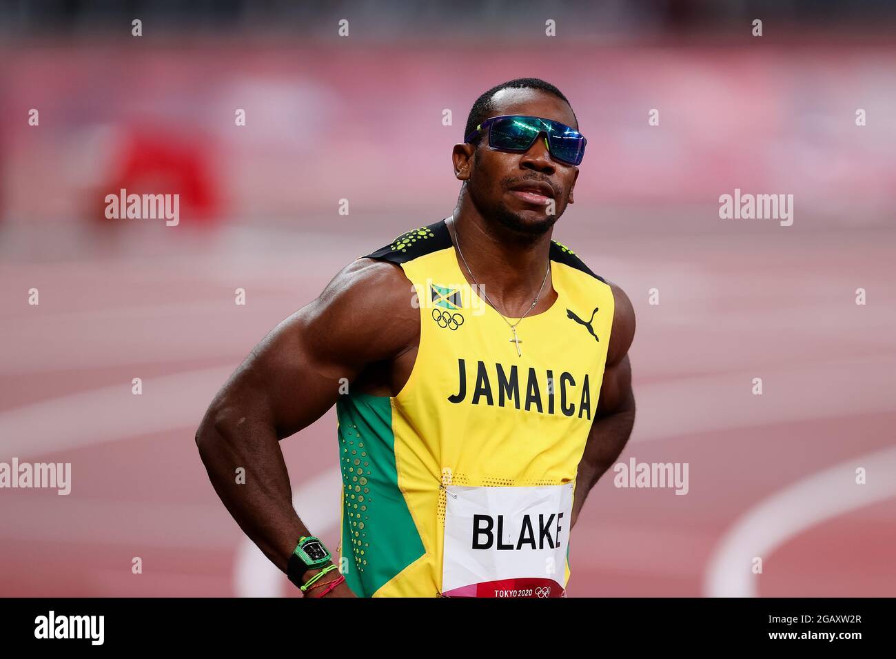 Tokyo, Japan, 1 August, 2021. Yohan Blake of Team Jamaica during the ...