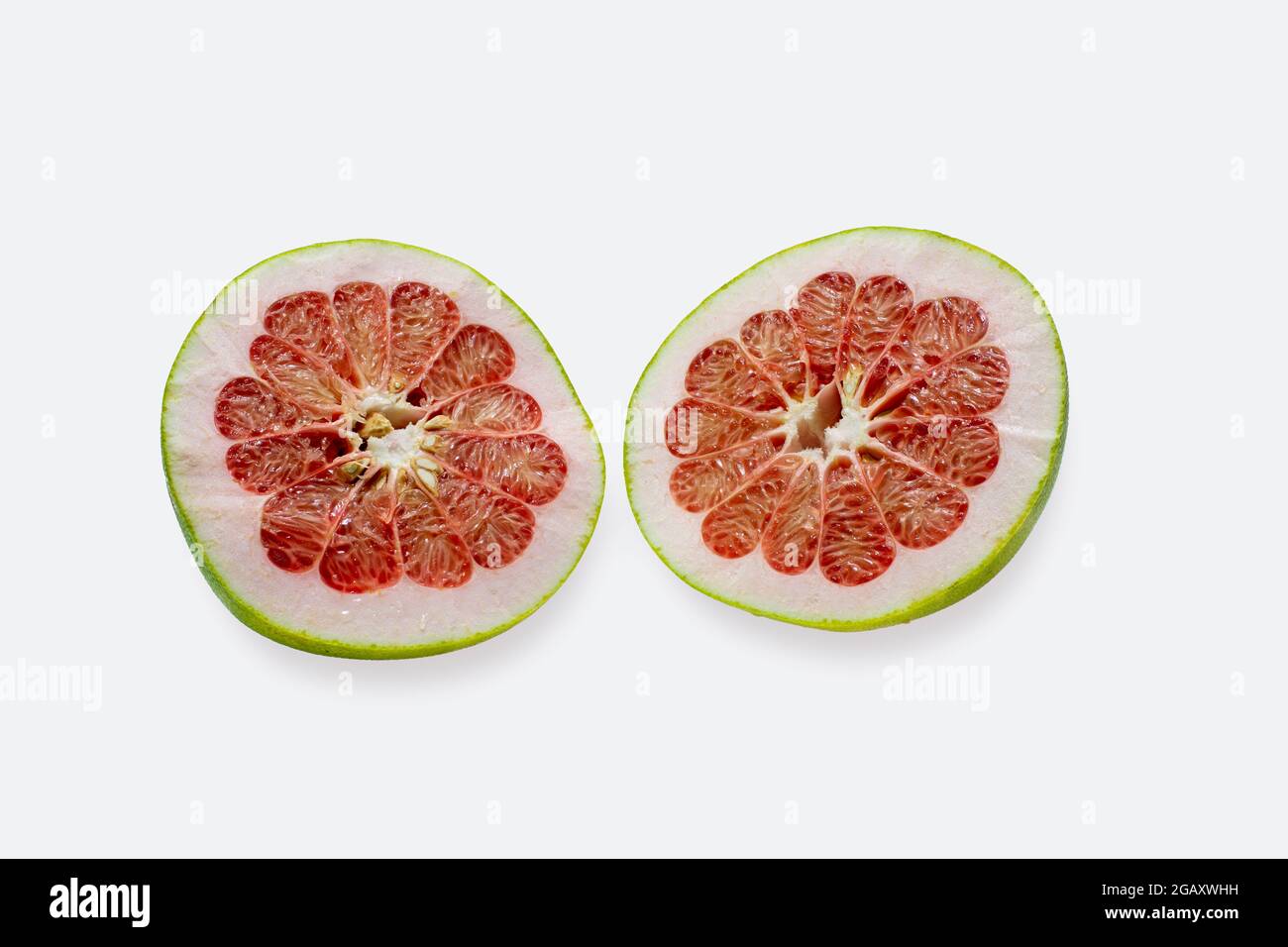 Citrus fruit with cut isolated on white with clipping path Stock Photo ...