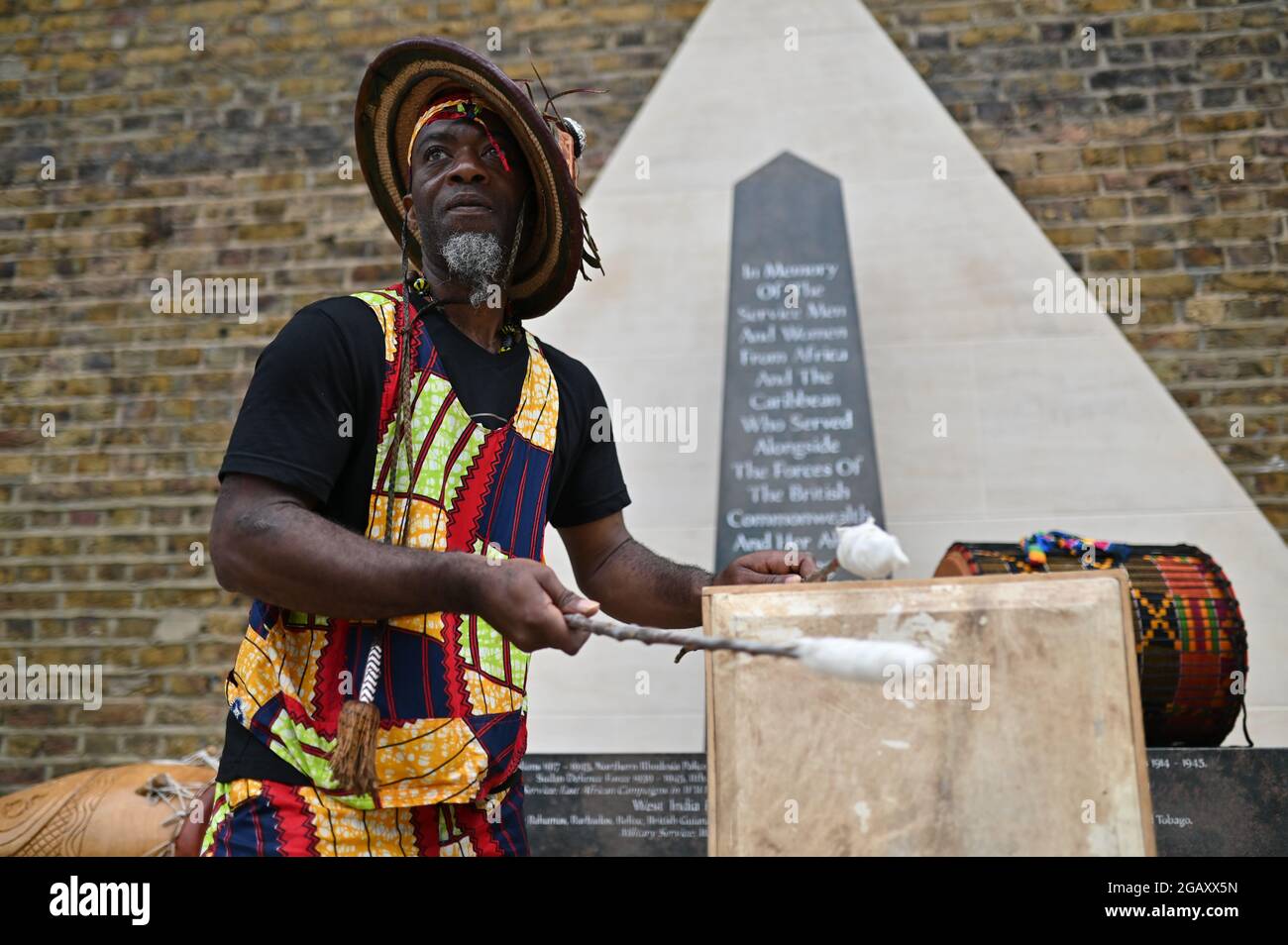London, UK. 1 August 2021. Pan-African Reparation Rebellion Groundings ...