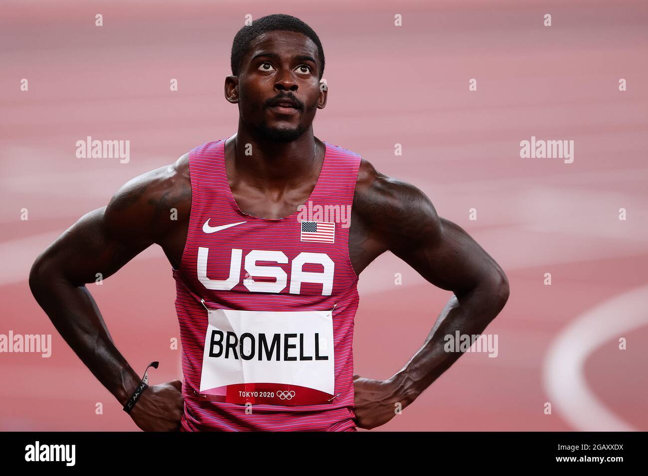 Tokyo, Japan, 1 August, 2021. Trayvon Bromell of Team United States ...
