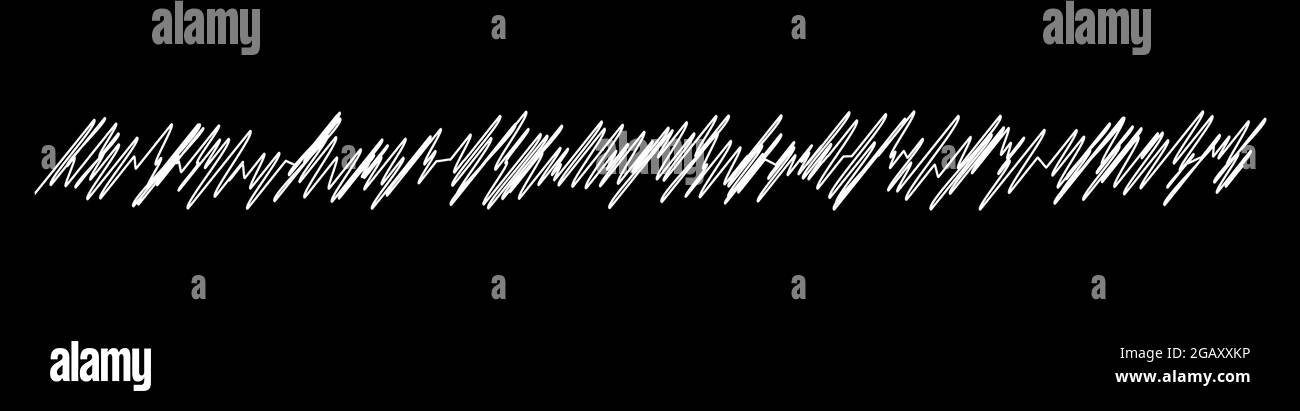 Scribble, sketch, sketchy doodle chalk, chalkboard horizontal line ...