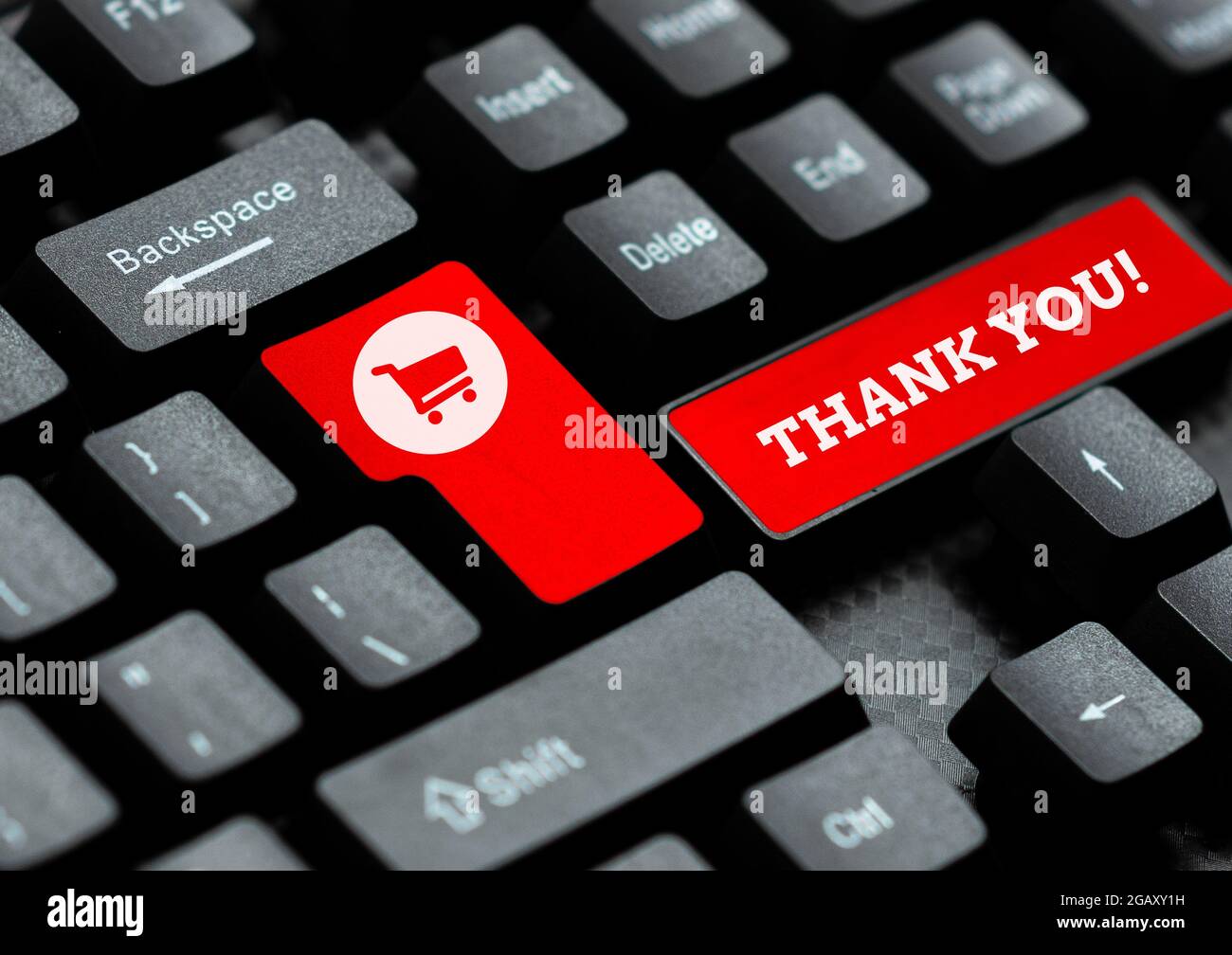 Conceptual caption Thank You. Concept meaning a polite expression used ...