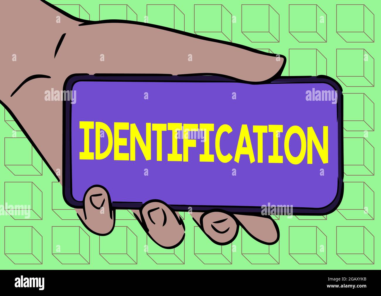 Handwriting Text Identification Business Showcase An Action Or Procedure To Identify Someone Or