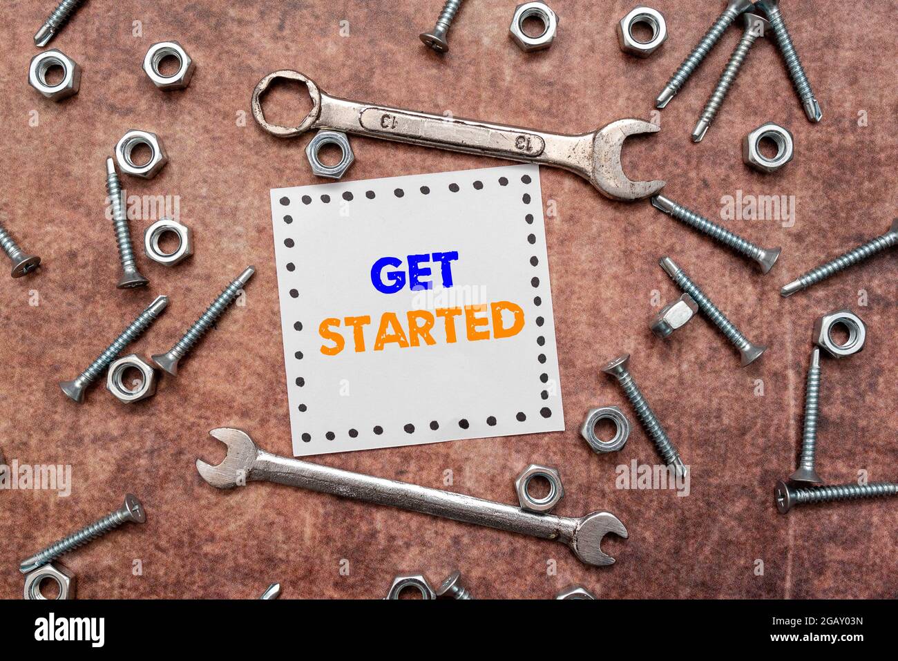 Maintenance make steps to success hi-res stock photography and images - Alamy