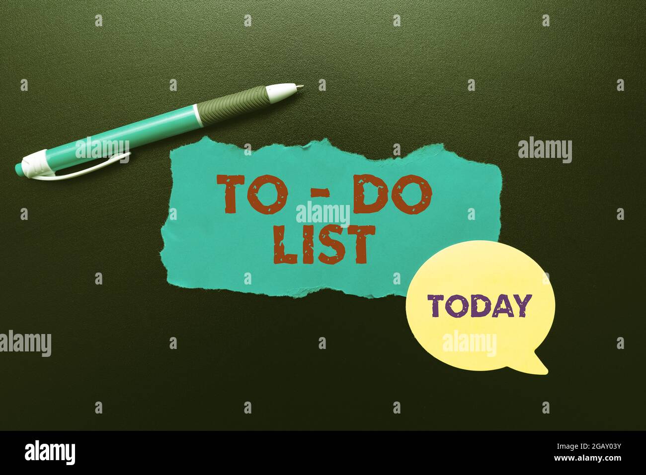 Handwriting text To do List. Word for a list of tasks to complete and ...