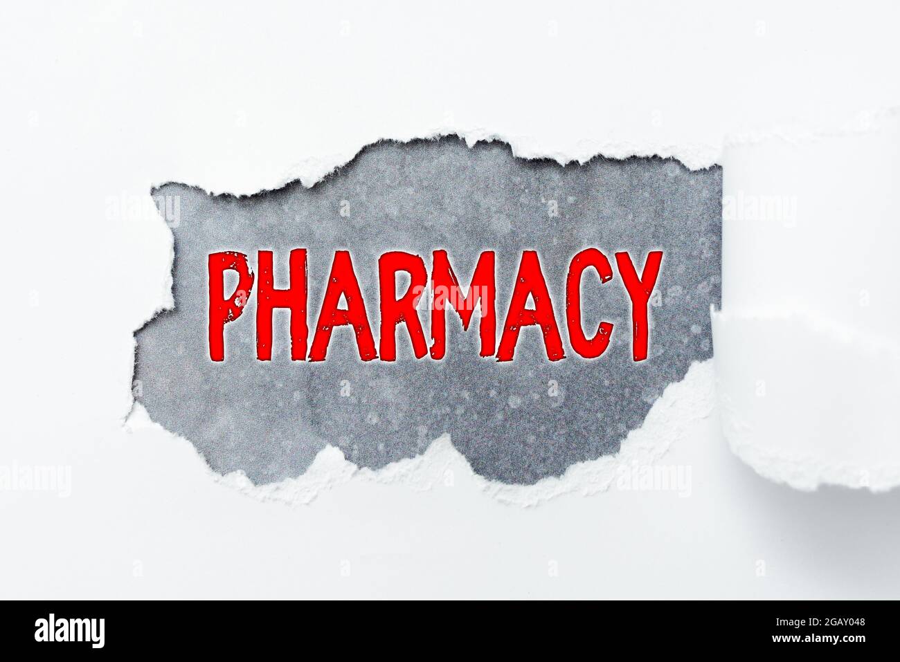 Sign displaying Pharmacy. Business approach the practice of ...