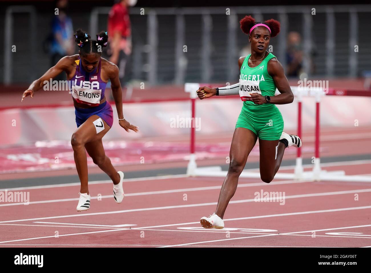 Tokyo, Japan, 1 August, 2021. Christina Clemons of Team United States ...