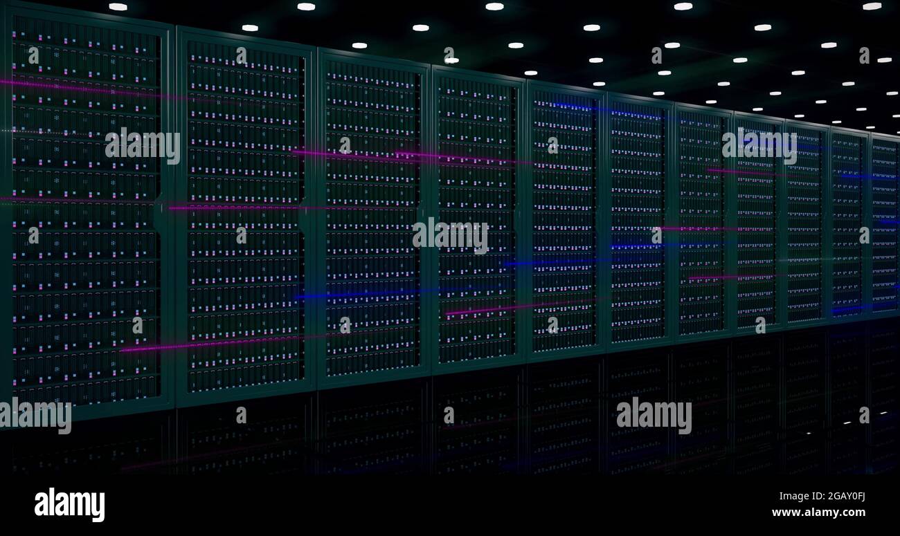 Digital information travels through fiber optic cables through the ...