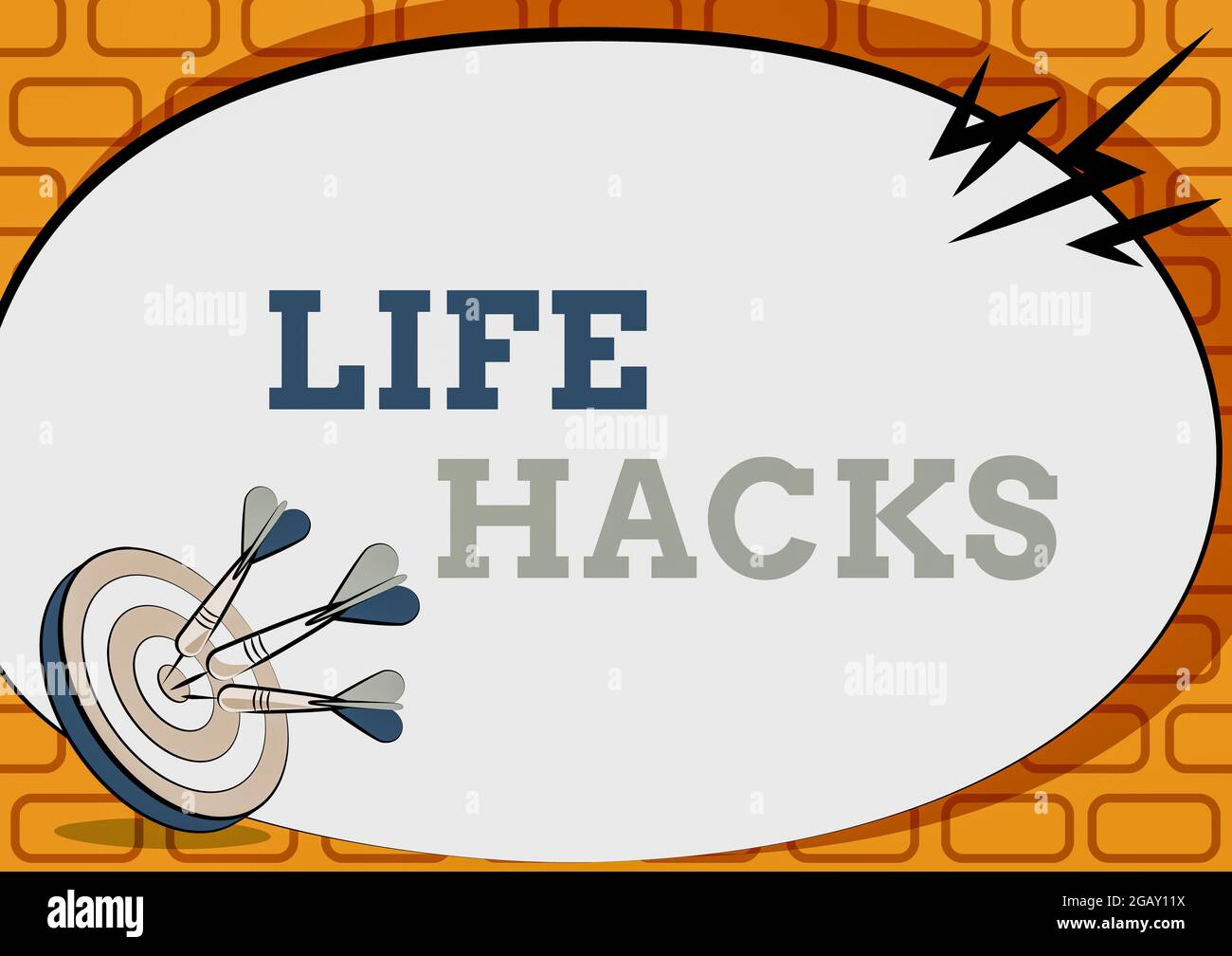 Text sign showing Life Hacks, Word for strategy or technique adopted to ...