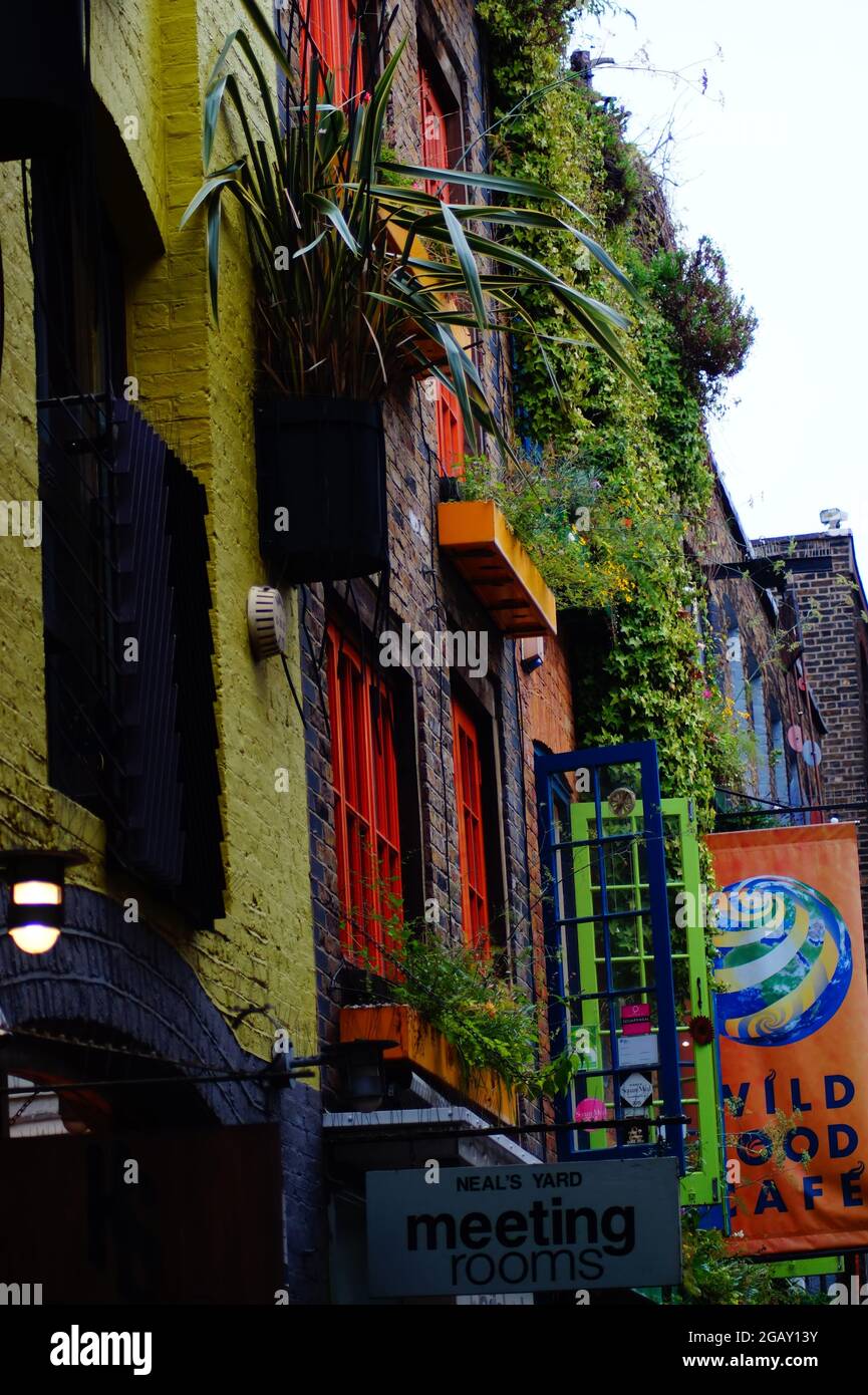 Colourful buildings in London Stock Photo - Alamy